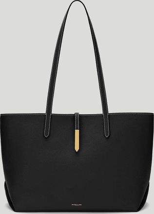 DeMellier Le Tokyo Tote Noir Grain Fin Couture &Eacute;cru DeMellier