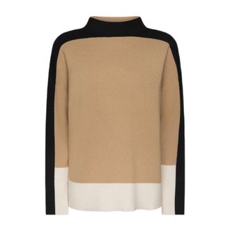 Elena Miro Damen, Strickwaren, Braun, 2XLGr&ouml;&szlig;e