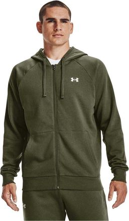 Under Armour Rival Hoodie mit durchgehendem Rei&szlig;verschluss f&uuml;r Herren, Fleece (Marine OD Gr&uuml;n)