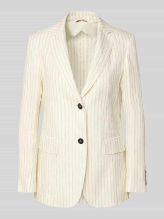 Max Mara Regular Fit Longblazer aus reinem Leinen Modell ELOGIO