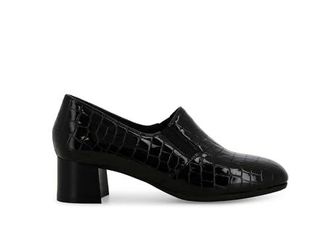 Melluso Mocassin Femme en Cuir Verni Noir x5327z 38.5