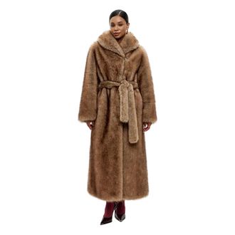 Cesare Gaspari Faux Fur Shearling Jackets - - Jackets - Damen - Braun - L