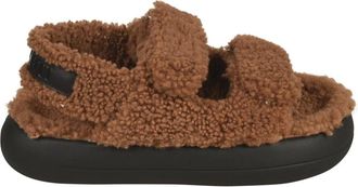 Moon Boot Femme, Chaussures, Brun, Taille: 38 EU Sandales en Shearling