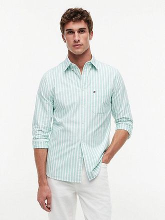 Tommy Hilfiger Chemise Oxford coupe standard &agrave; rayures