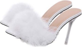 BESPORTBLE Sandales Talons Hauts pour Femme avec Bout Effilé Confortables Et Antidérapantes pour Utilisation Prolongée