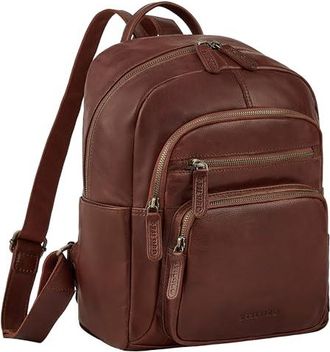 STILORD Smilla Sac &Agrave; Dos Cuir Femme Petit Sacs A Main A Dos Femmes Bandouli&egrave;res Cuir V&eacute;ritable Vintage Daypack Moderne et &Eacute;l&eacute;gant 13 Pouces Pour Voyage, Trava