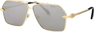 Versace Mens Sunglasses 0ve2284 Gold Metal