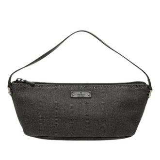 Gucci Pre-owned Mini Denim Schultertasche - - Pre-owned - Damen - Schwarzk - ONE SIZE