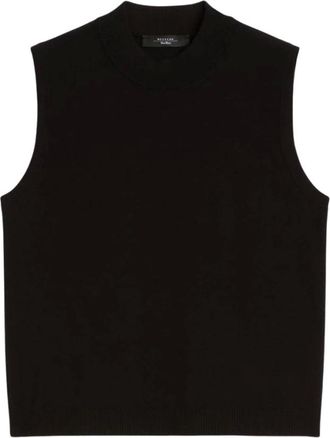 Max Mara Damen, Strickwaren, Schwarzk, SGröße