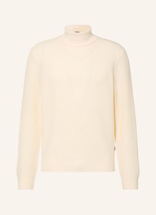 HUGO BOSS Rollkragenpullover Fioccolo weiss