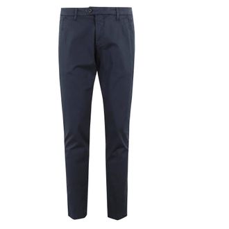 Roy Rogers Blaue Gabardine Chino Hose Slim Fit - - Trousers - Herren - Blau - W32