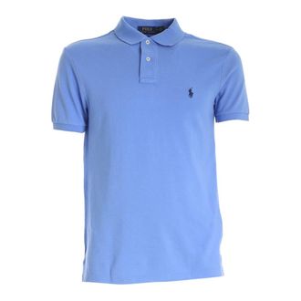 Polo Ralph Lauren Homme, Tops, Bleu, Taille: M Polo en Piqu&eacute; Coupe Slim