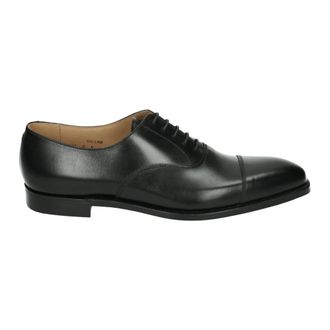 Crockett & Jones Klassische Schwarze Leder Business Schuhe - - Shoes - Herren - Schwarzk - 46 EU