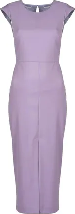 Patrizia Pepe Robe Mi-longue - Femme - Robes - Violet - Taille: 36 FR