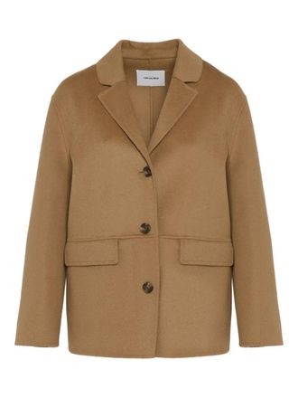 Yves Salomon veste à boutonnière - Marron