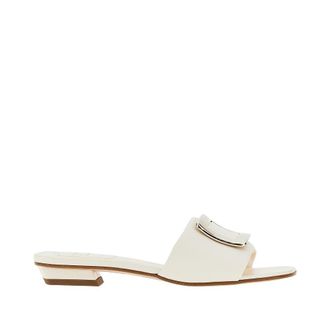 Roger Vivier VivChoc buckle nappa leather slides Woman 40