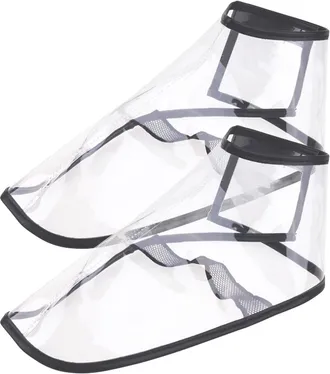 BESPORTBLE Hohopeti Friseur Schuhschutz &Uuml;berschuhe Transparent TPU Gr&ouml;&szlig;e L 1 Paar Praktischer Haarschneider Schutz f&uuml;r Salon Friseure und Stylisten