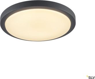 SLV Appliques ext&eacute;rieures led avec d&eacute;tecteur ainos rond anthracite 22W led 3000K avec d&eacute;tecteur SLV 229975