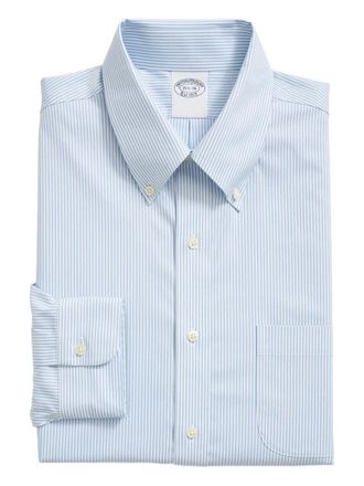 Brooks Brothers chemise Oxford &agrave; rayures - Bleu