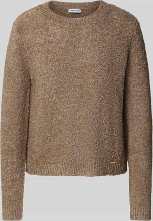 More & More Strickpullover mit gerippten Abschlüssen