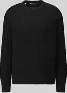 Selected Relaxed Fit Pullover aus reiner Baumwolle Modell BRAUN
