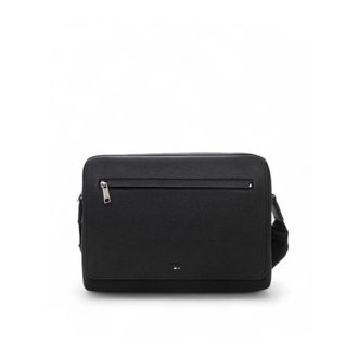 HUGO BOSS Homme, Sacs, Noir, Taille: ONE Size Rabat Messenger Sac de Travail