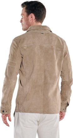 Engbers Lederjacke Herren Leichte Velourslederjacke, Beige