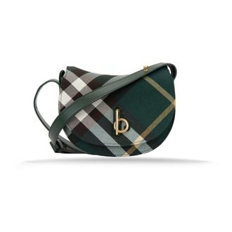 Burberry Damen Schultertasche mit Karomuster - - Bags - Damen - Gr&uuml;n - ONE SIZE