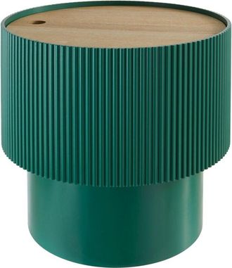 Atmosphera Atmosphera - Beistelltisch Enola gr&uuml;n D38,5x38,5x35cm cr&eacute;ateur dint&eacute;rieur