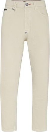 Philipp Plein Homme, Jeans, Beige, Taille: W28 Carrot Fit Iconic