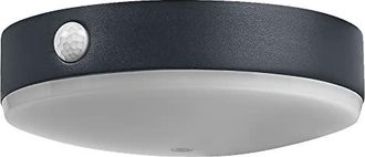 Ledvance ENDURA Style Solar-Wandleuchte Tossa, warmweißes Licht (3000K), integrierter Sensor, ohne Strom nutzbar, bis acht Stunden Brenndauer, Schutzklasse IP4