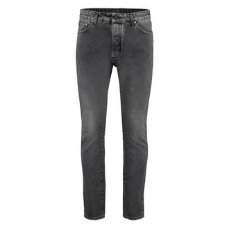 Palm Angels Logo Denim Straight Leg Jeans - - Jeans - Herren - Grau - W30