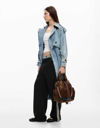 Desigual Sac &agrave; dos multipositions de taille moyenne - Marron