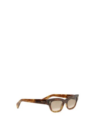 Alexander McQueen Womens Cat-Eye Sunglasses Sella Acetate