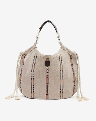 Isabel Marant Cabas Byron Tote - - &Eacute;cru - Taille - Isabel Marant - Collection &Eacute;t&eacute; Femme - Nouvelle Collection Capsule La Riviera
