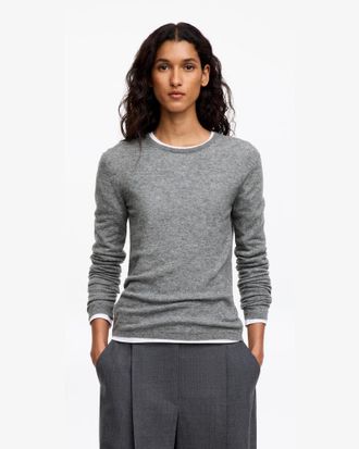 Arket Pullover Aus Reinem Kaschmir -Grau