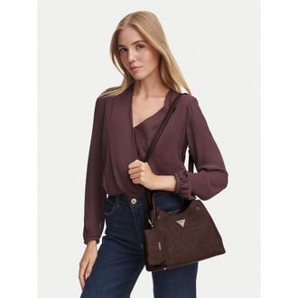 Guess Handtasche Guess Lorella HWCG23 06220 Dunkelbraun