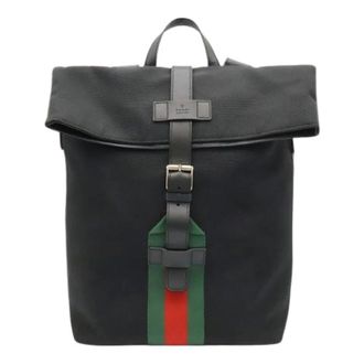 Gucci Sac &agrave; dos vintage Pre-owned - unisex - Pre-owned - Noir - Taille: ONE Size