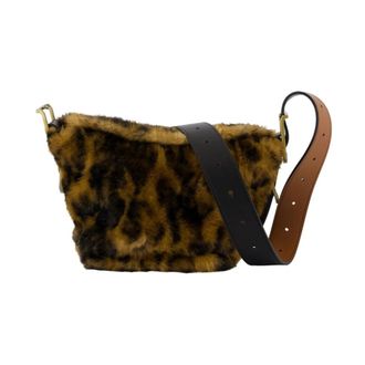 Zadig&Voltaire Braune Fake Fur Crossbody Schultertasche - - Bags - Damen - Braun - ONE SIZE