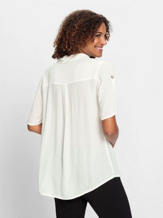 Witt Klassische Bluse Schlupfbluse Kurzarm