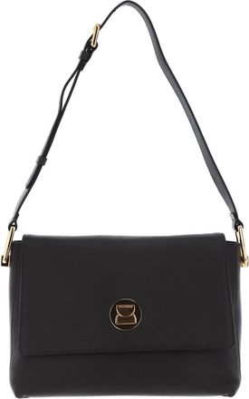 Coccinelle Coccinelle Leder Schultertasche Umh&auml;ngetasche Liya Shoulderbag Bark/Noir dunkelgr&uuml;n