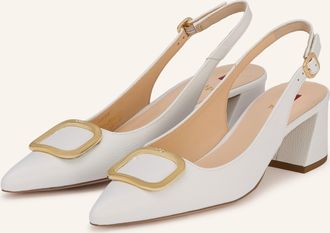 H&ouml;gl Slingpumps weiss