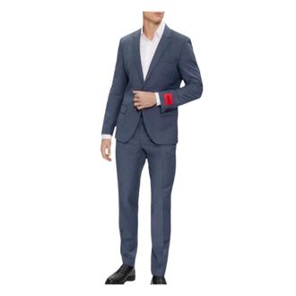HUGO BOSS Einreihiges Anzugset - - Suits - Herren - Blau - S