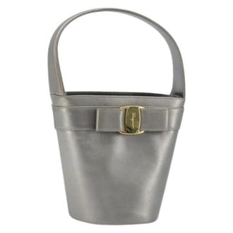Ferragamo Sac seau Pre-owned - Femme - Pre-owned - Gris - Taille: ONE Size