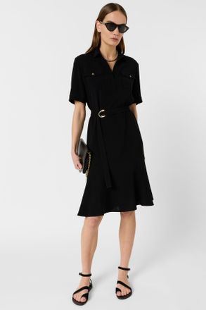Gerard Darel Robe chemise en microfibre - ROMYNE - Noir