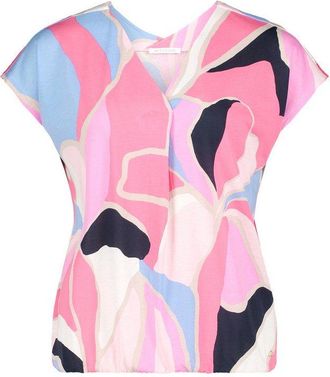 Betty&Co Kurzarmshirt Damen mit Gummizug (1-tlg)