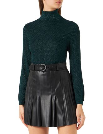 Nafnaf Damen Mlucie cm Pullover, Dark Green, XS