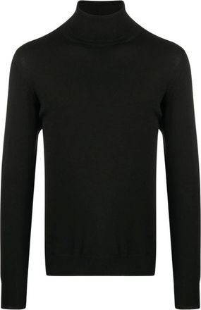La Fileria Maglia in Lana Vergine - Homme - Pulls - Noir - Taille: L
