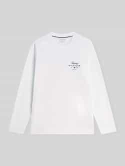 Tommy Hilfiger Regular Fit Langarmshirt aus reiner Baumwolle