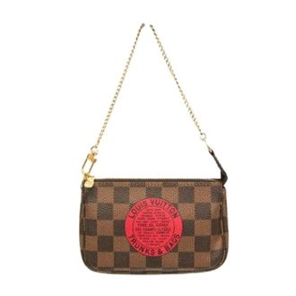 Louis Vuitton Pre-owned Mini Pochette Accessoires T&B - Femme - Pre-owned - Brun - Taille: ONE Size